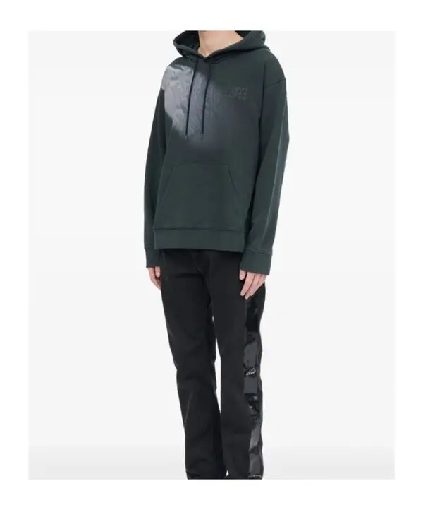 MAISON MARGIELA Drawstring Hoodie With Logo Print