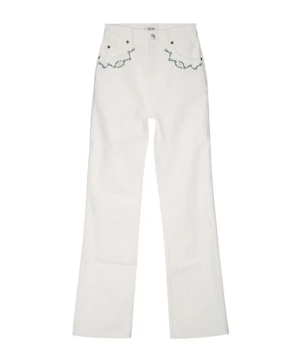 Celine Embroidered Jeans - No