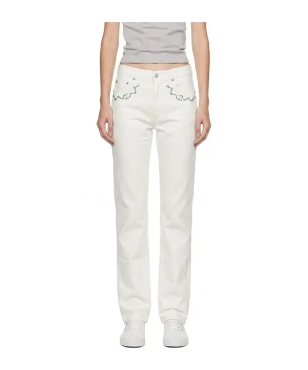 Celine Embroidered Jeans