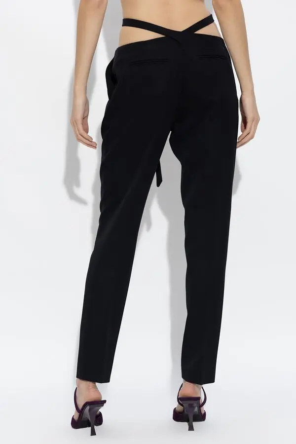 Attico The Cut-out Detailed Trousers