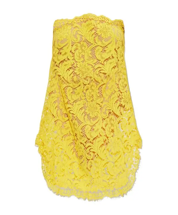 Dsquared2 Strapless Lace Mini Dress