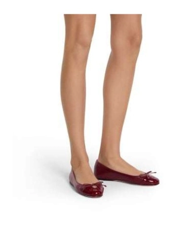 Gucci Ballet Flats With Bow And Double G Detail - Ancora Red
