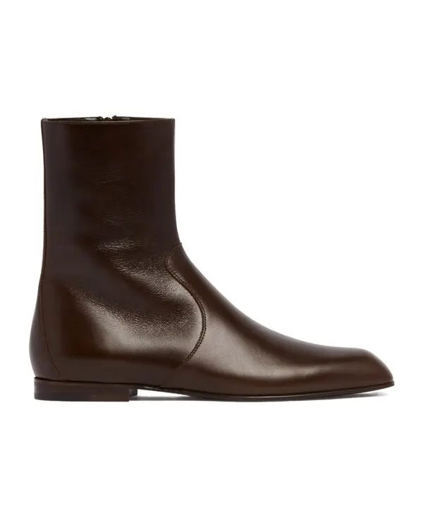 Khaite Colt Ankle Boots - Black