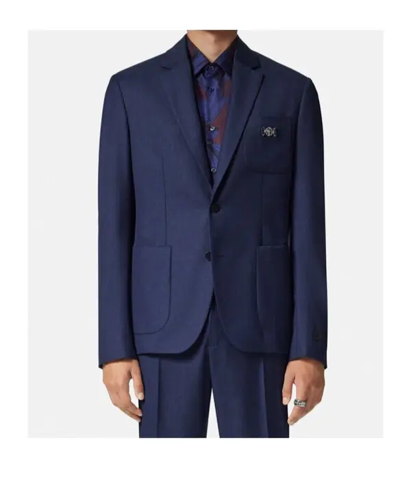 Versace Medusa Head Single-breasted Tailored Blazer