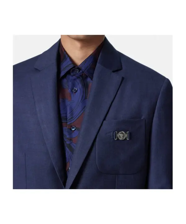Versace Medusa Head Single-breasted Tailored Blazer