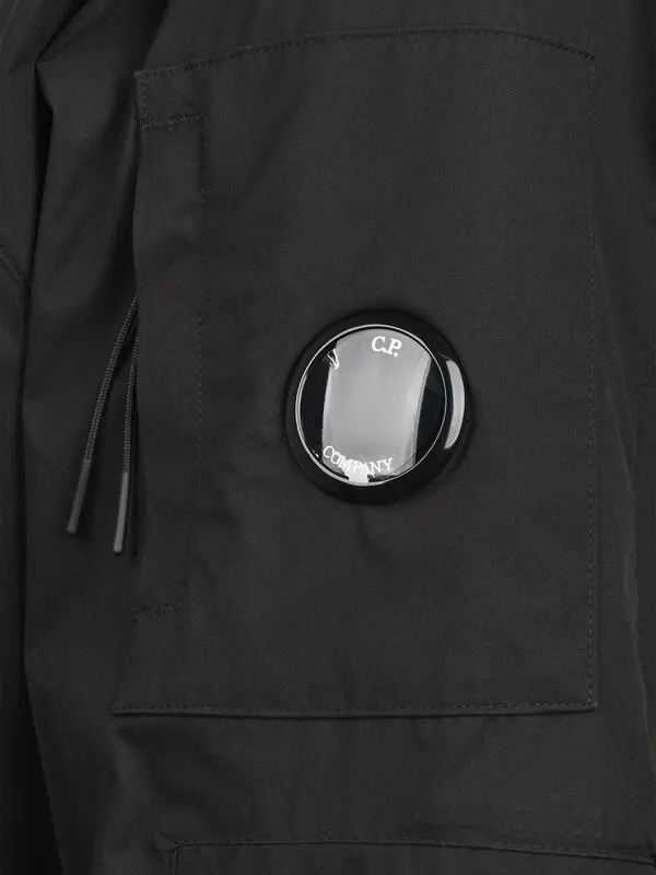 C.P. COMPANY Pro Tek Lens Hooded Jacket - Black