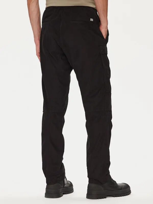 C.P. COMPANY Buttoned Cargo Pants - Black