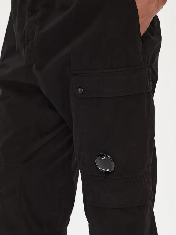 C.P. COMPANY Buttoned Cargo Pants - Black