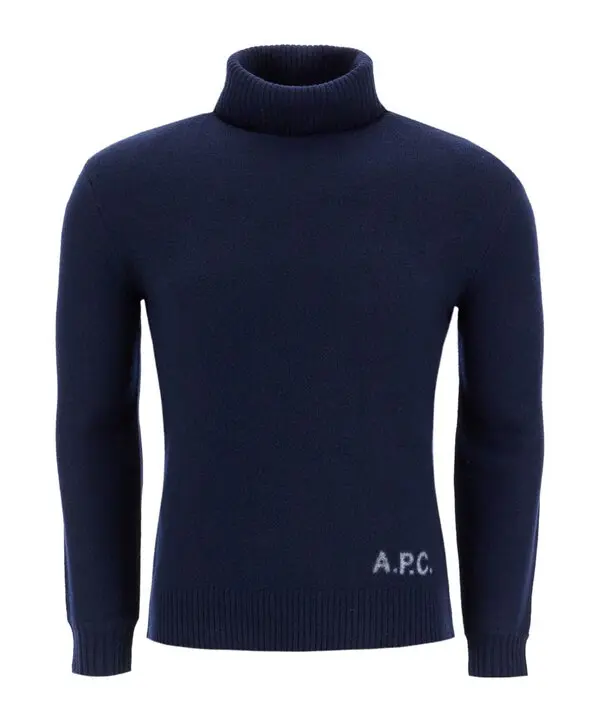 A.p.c. Turtleneck Long-sleeved Jumper - Black