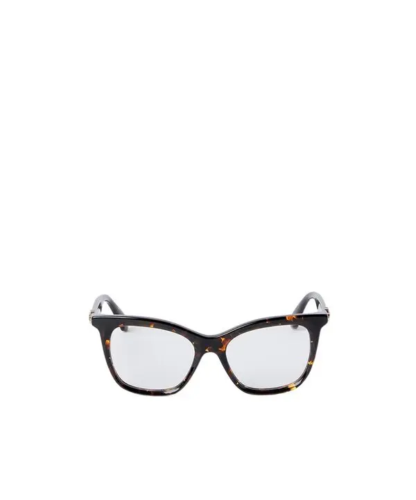 Off-White Rectangular Eyeglasses With Logo Detail - White