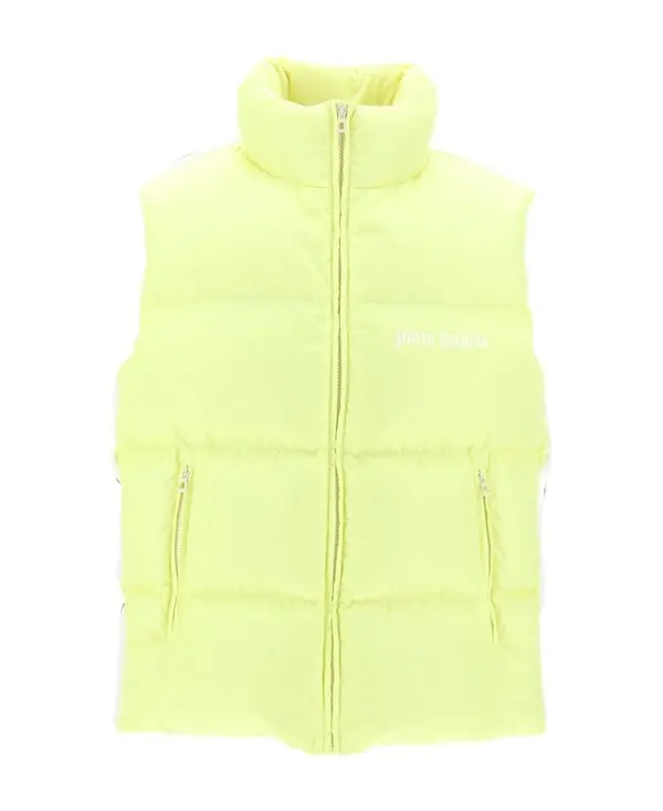 Palm Angels Zip-fastening Padded Vest - Yellow