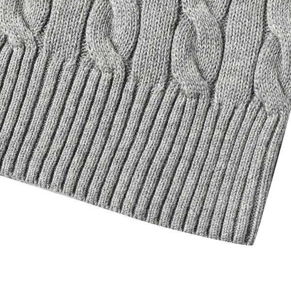 Polo Ralph Lauren Cable Knit Half-zip Sweater - Grey
