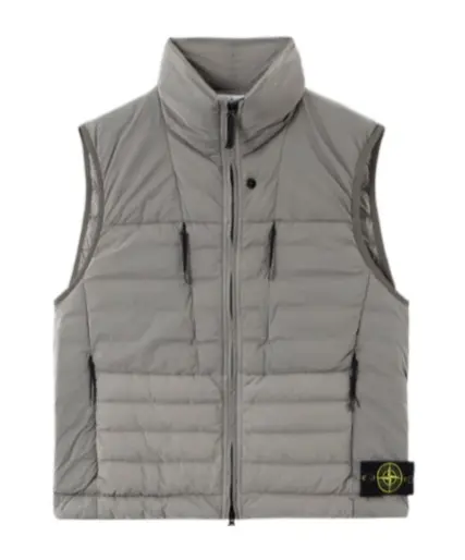 Stone Island Padded Seamless Gilet - Cement