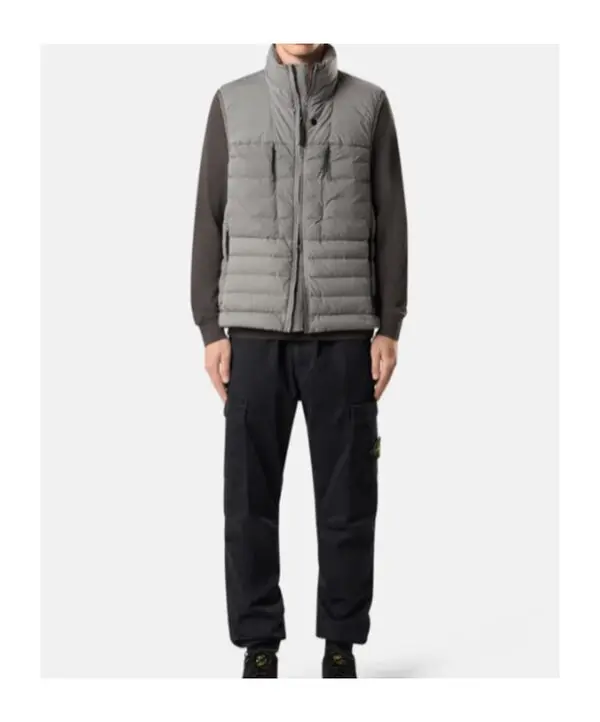 Stone Island Padded Seamless Gilet - Cement