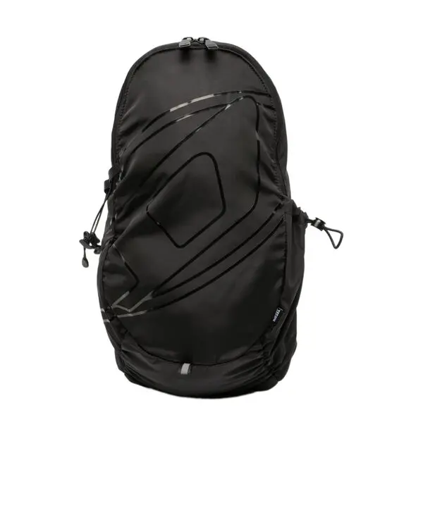 DIESEL® Drape Logo-print Sling Bag - Black