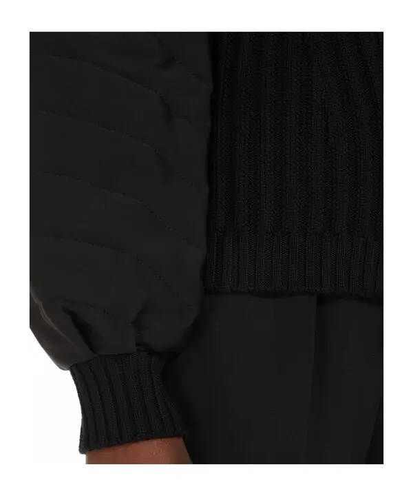 Max Mara Zip-up Ribbed Cardigan