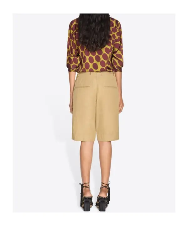Dries Van Noten Tailored Cotton Shorts