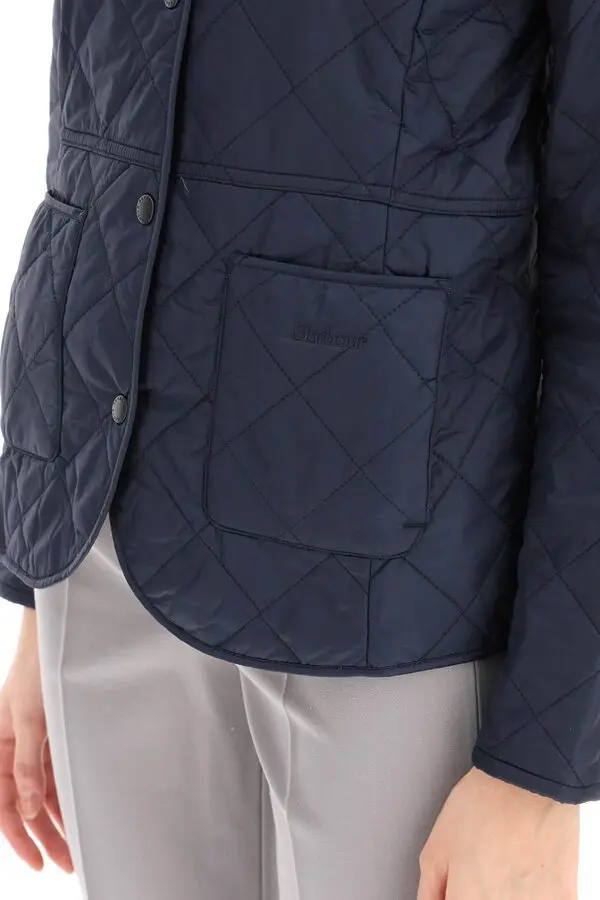 Barbour Deveron Quilted Buttoned Jacket - Black