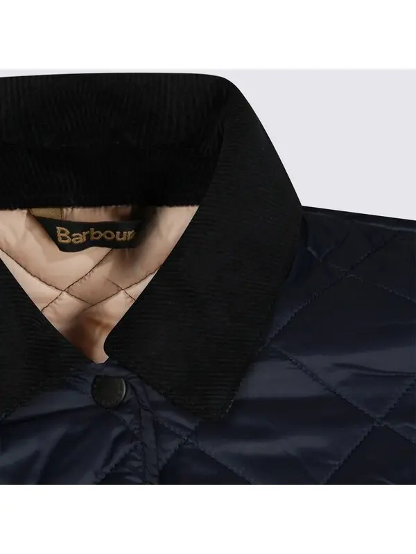 Barbour Deveron Quilted Buttoned Jacket - Black
