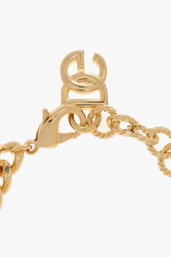 Dolce & Gabbana Logo Embellished Bracelet