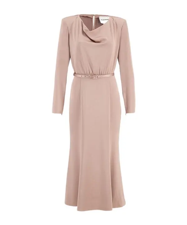 Roland Mouret Long Sleeve Dress - Beige