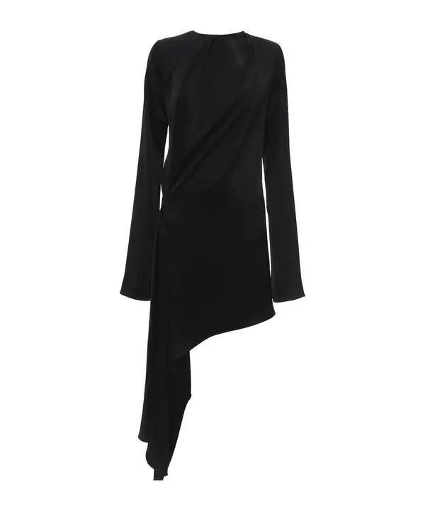 J.W.ANDERSON Long Sleeve Asymmetrical Hem Dress