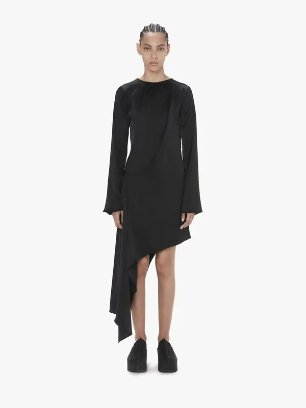 J.W.ANDERSON Long Sleeve Asymmetrical Hem Dress