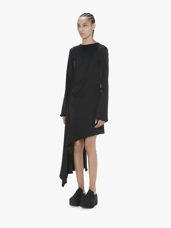 J.W.ANDERSON Long Sleeve Asymmetrical Hem Dress