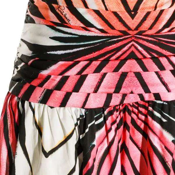 Roberto Cavalli Geometric Print Midi Dress