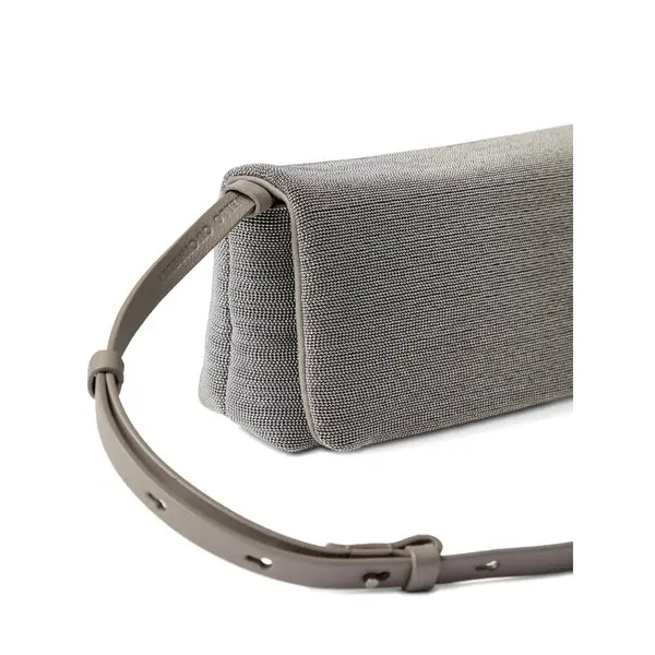 Brunello Cucinelli Flap Shoulder Bag - Light Gray