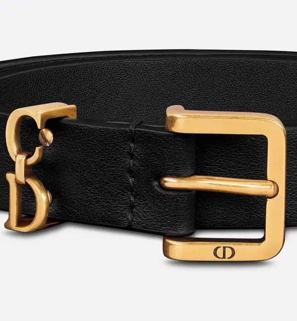 Dior Saddle Loop Belt - Black