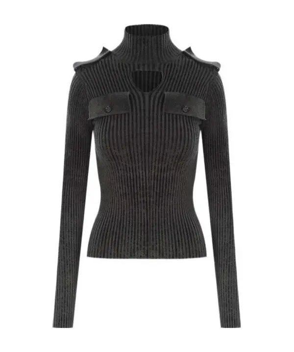 Bottega Veneta Rib-knitted Cut-out Jumper - No