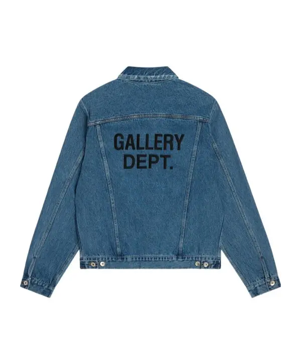 GALLERY DEPT. Long-sleeved Denim Trucker Jacket - Blue