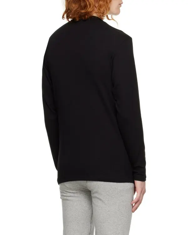 TOM FORD Henley Crewneck T-shirt - Black