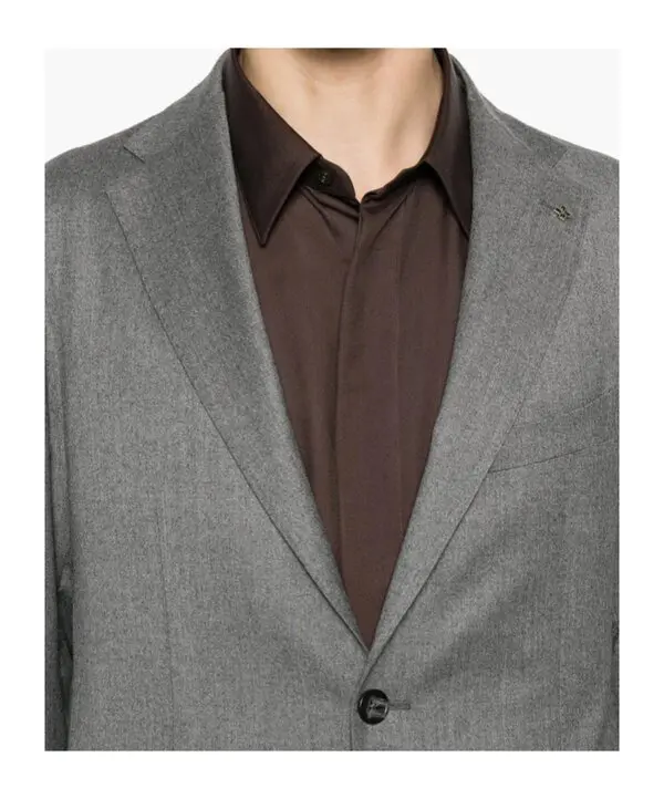 Tagliatore Long-sleeved Suit - Grey