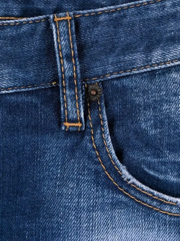 Dsquared2 Tidy Biker Distressed-effect Jeans