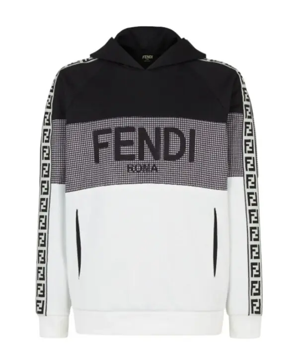 Fendi Multicolour Jersey Sweatshirt - Black