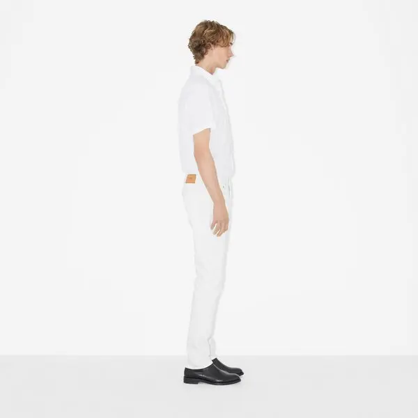 Burberry Logo-embroidered Short Sleeved Shirt
