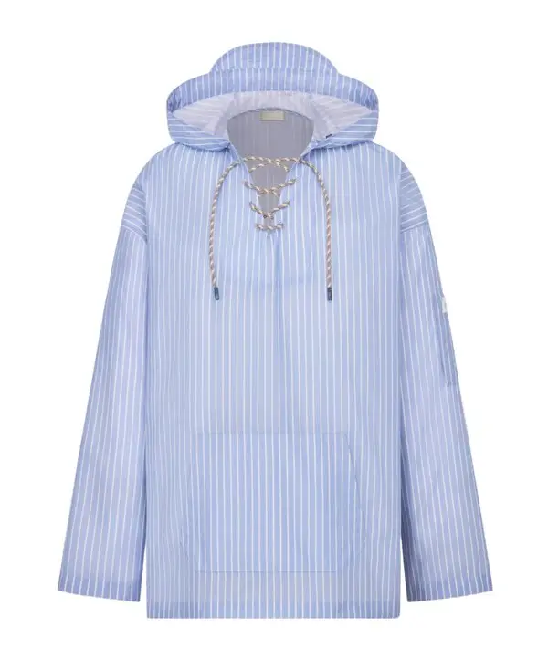 Dior Striped Hooded Shirt