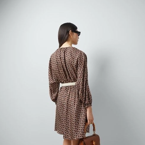 Gucci Interlocking G Chain Print Dress
