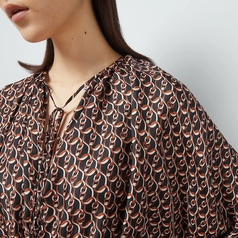 Gucci Interlocking G Chain Print Dress