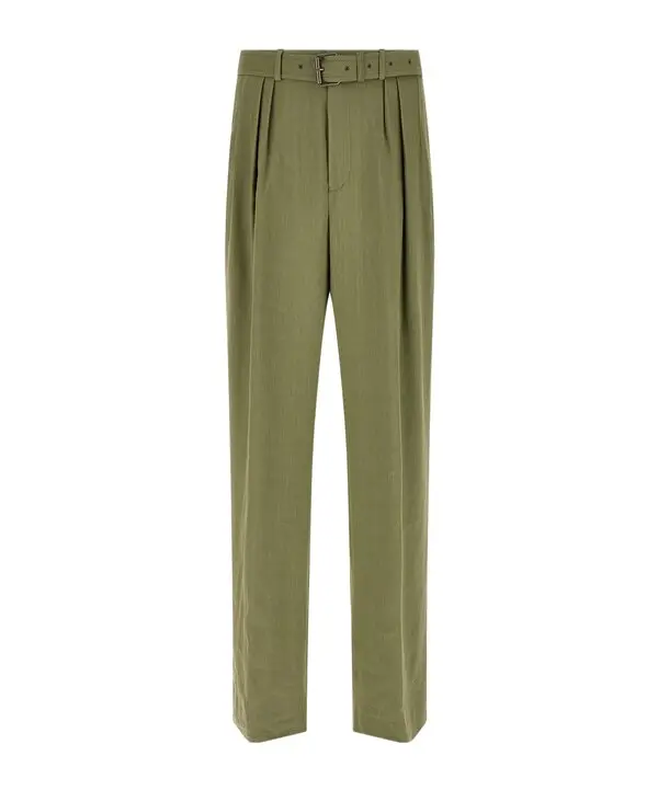 Dries Van Noten Pleated Wide Leg Trousers - No