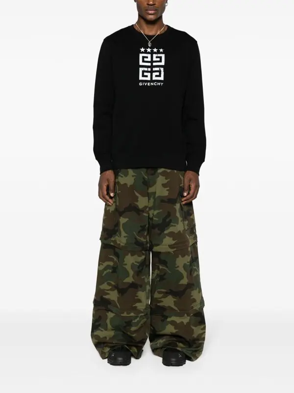 Givenchy Logo Print Crewneck Sweatshirt