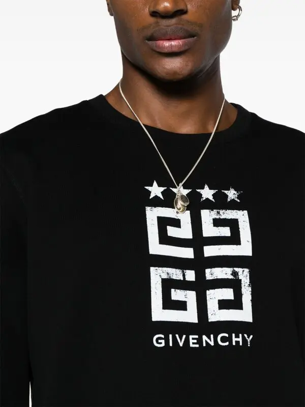 Givenchy Logo Print Crewneck Sweatshirt