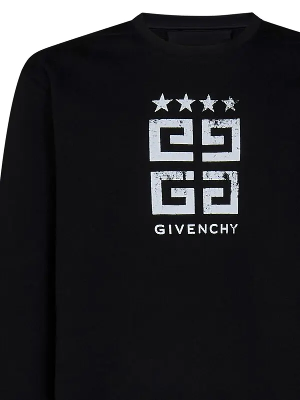 Givenchy Logo Print Crewneck Sweatshirt