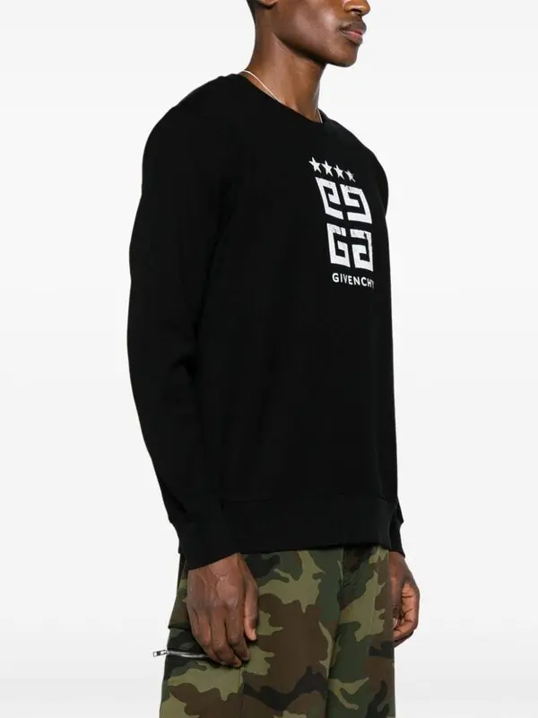 Givenchy Logo Print Crewneck Sweatshirt