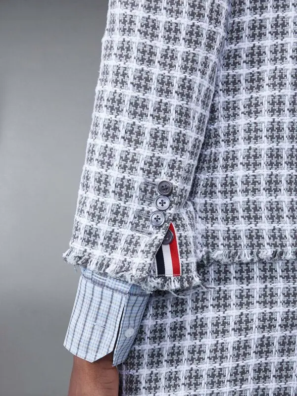 Thom Browne Checked Short Coat