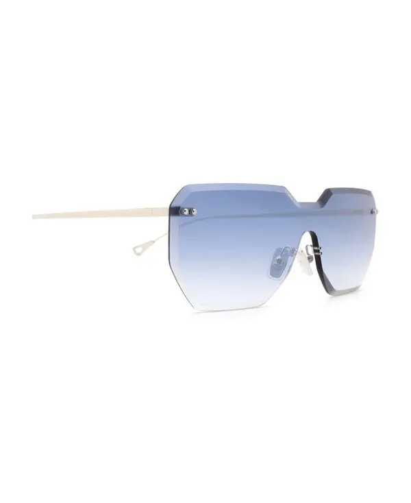 EYEPETIZER Brickel Silver Sunglasses