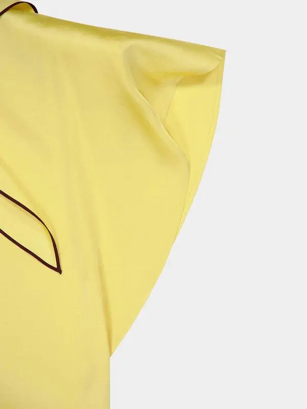 Stella McCartney Mock Neck Draped Mini Dress