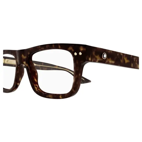 Montblanc Eyewear Rectangular Glasses - Havana